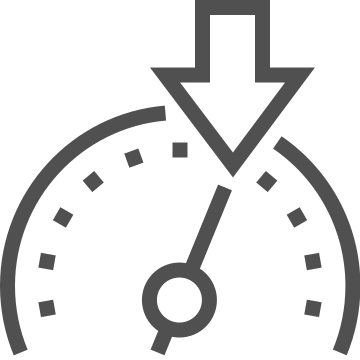 Car safety, safe driving, speed control icon vector icon