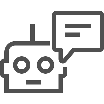 Ai, automation, chatbot icon vector icon