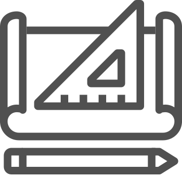 Architecture, blueprint, drafting icon vector icon