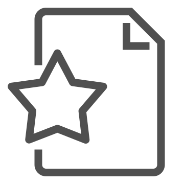 Archive, document, favorite icon vector icon