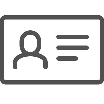 Authentication, document, identification icon vector icon