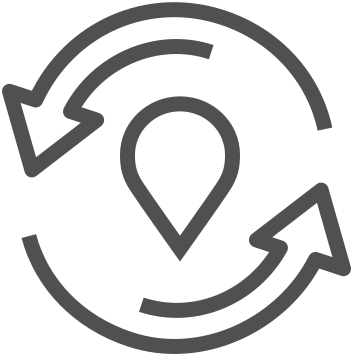 directions, gps, location vector icon