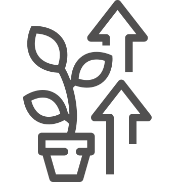 Aspiration, development, growth icon vector icon